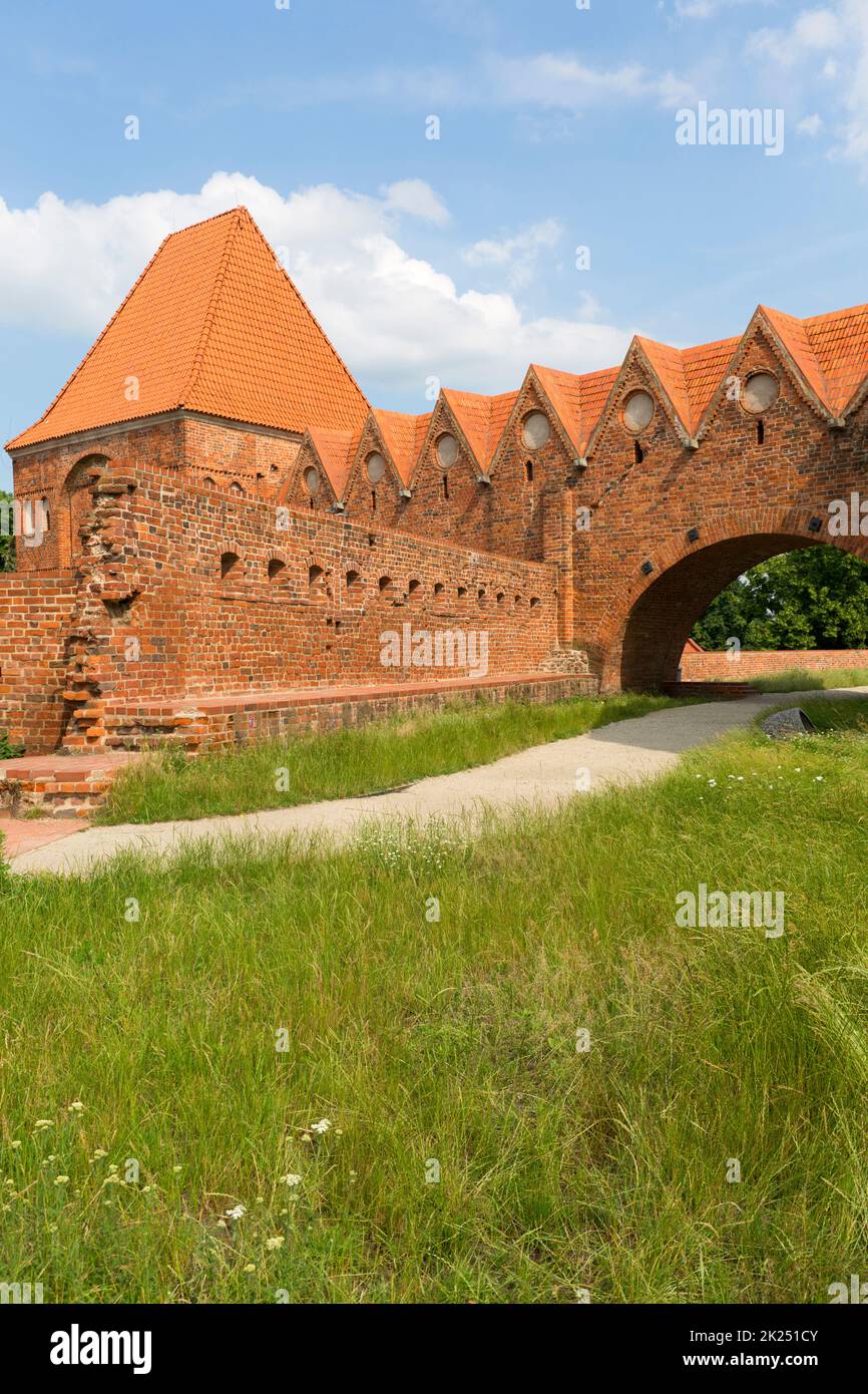 Torun, Poland - June 26, 2020: Ruins of the gothic Teutonic 13th ...