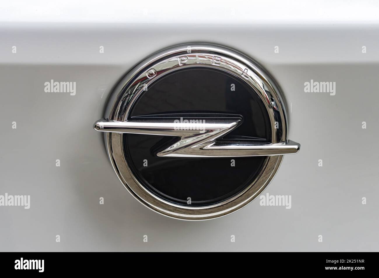 WETZLAR, GERMANY 2022-04-23: OPEL Logo. Opel is a German automobile ...