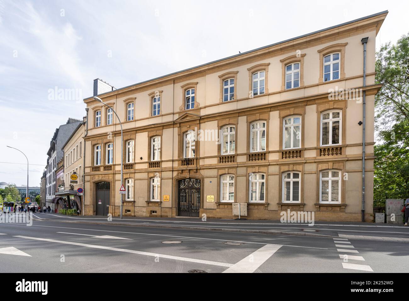 Luxembourg city, May 2022. view of the ministry of culture building in ...
