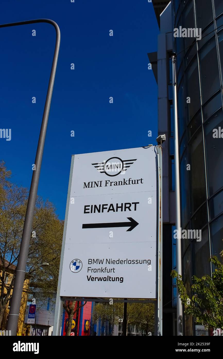 Frankfurt am Main, Germany - June 15, 2021: : Exterior view of Mini ...