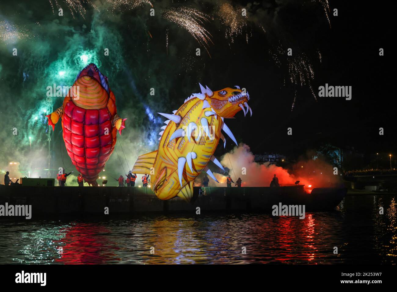 Cracow, Poland - June 4, 2022: Great Dragon Parade. The Great Outdoor ...