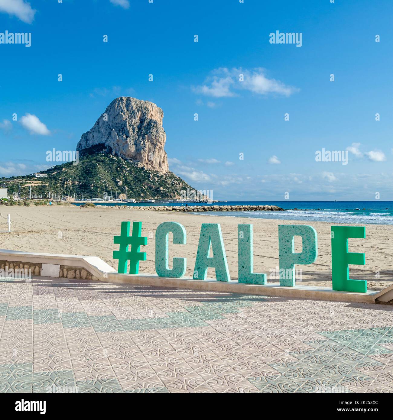 Calpe sign hi-res stock photography and images - Alamy