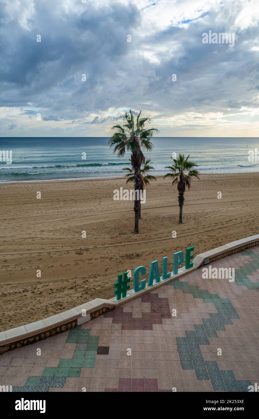 Calpe sign hi-res stock photography and images - Alamy