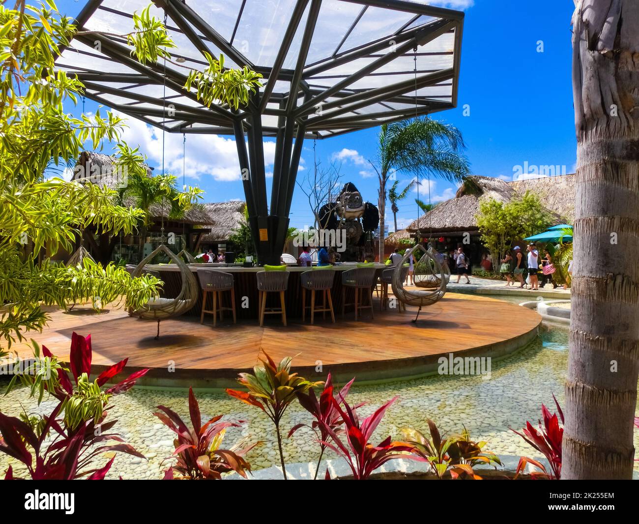 Puerto Plata, DR - January 10, 2022: Shops at the cruise ship port ...