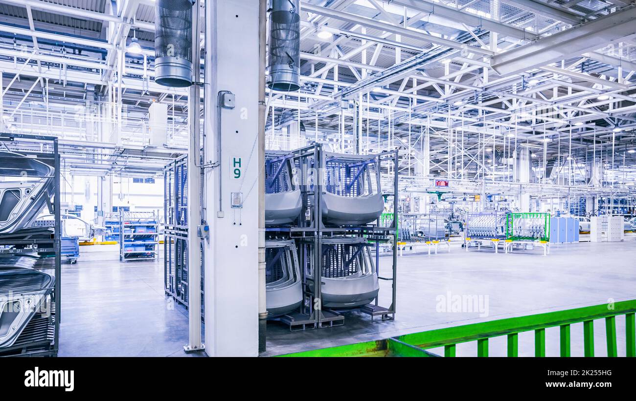 spare parts in a car factory Stock Photo - Alamy