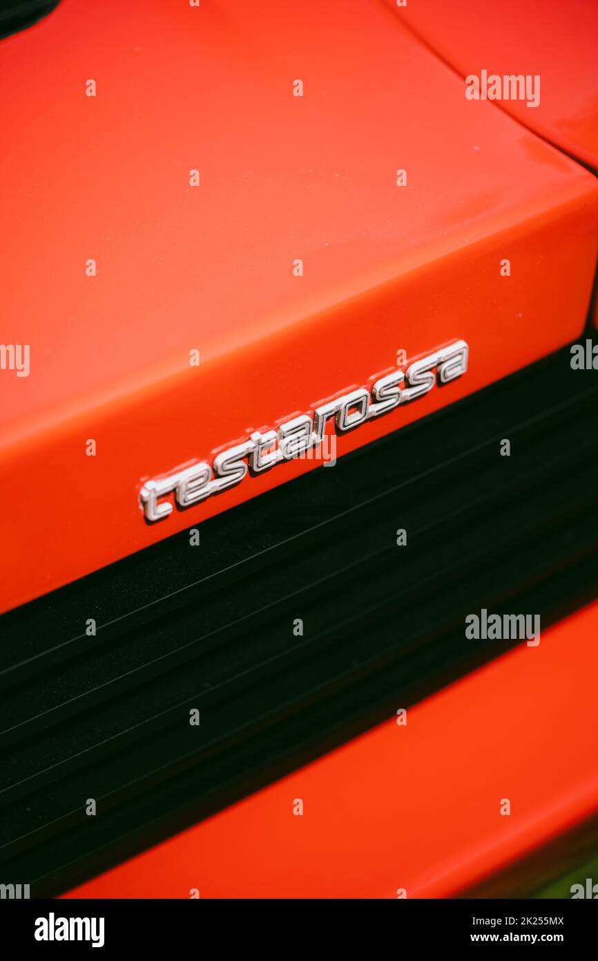 Como, Italy - May 22, 2022: Close up illustrative editorial image of a ...