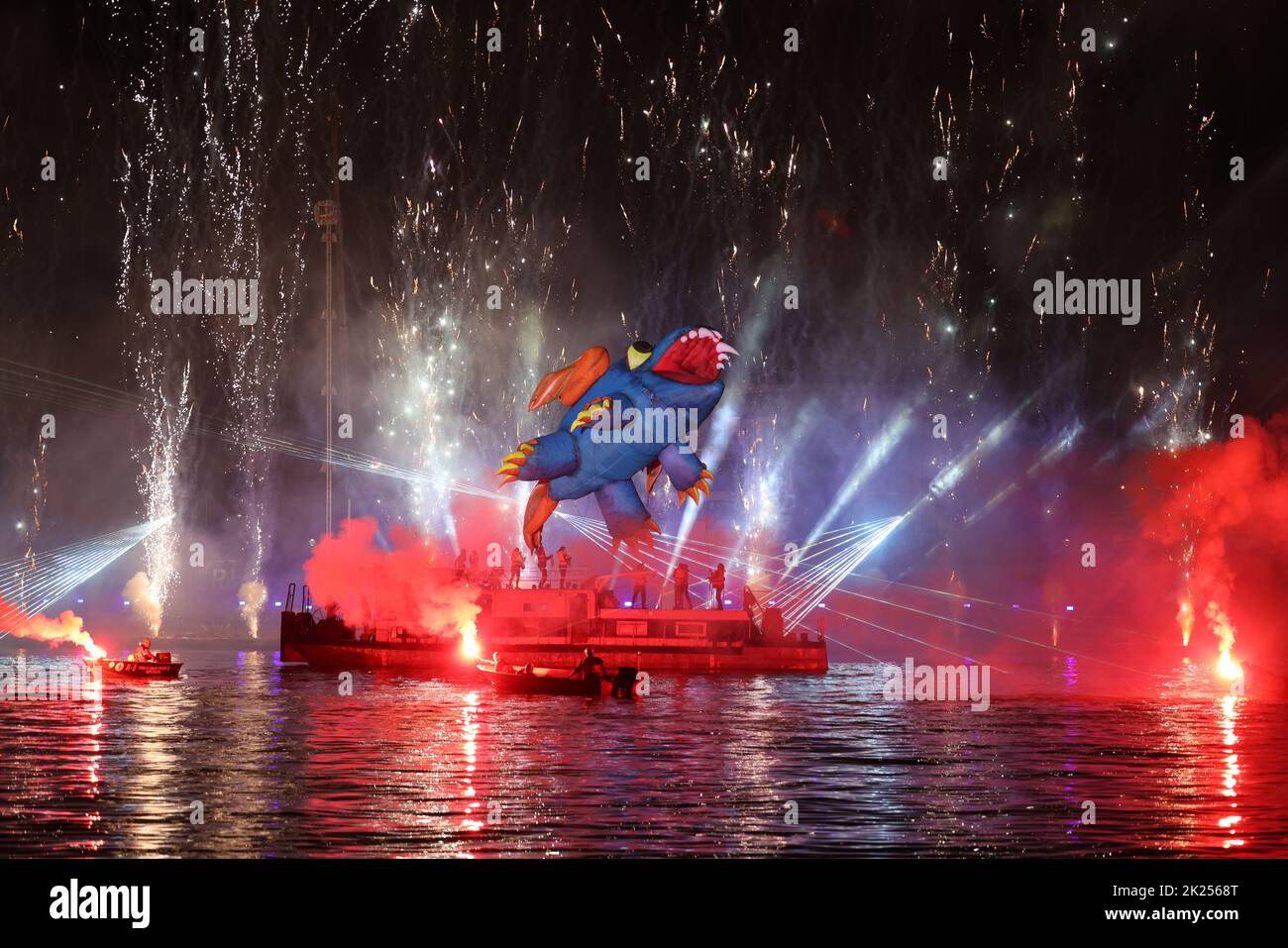Cracow, Poland - June 4, 2022: Great Dragon Parade. The Great Outdoor ...