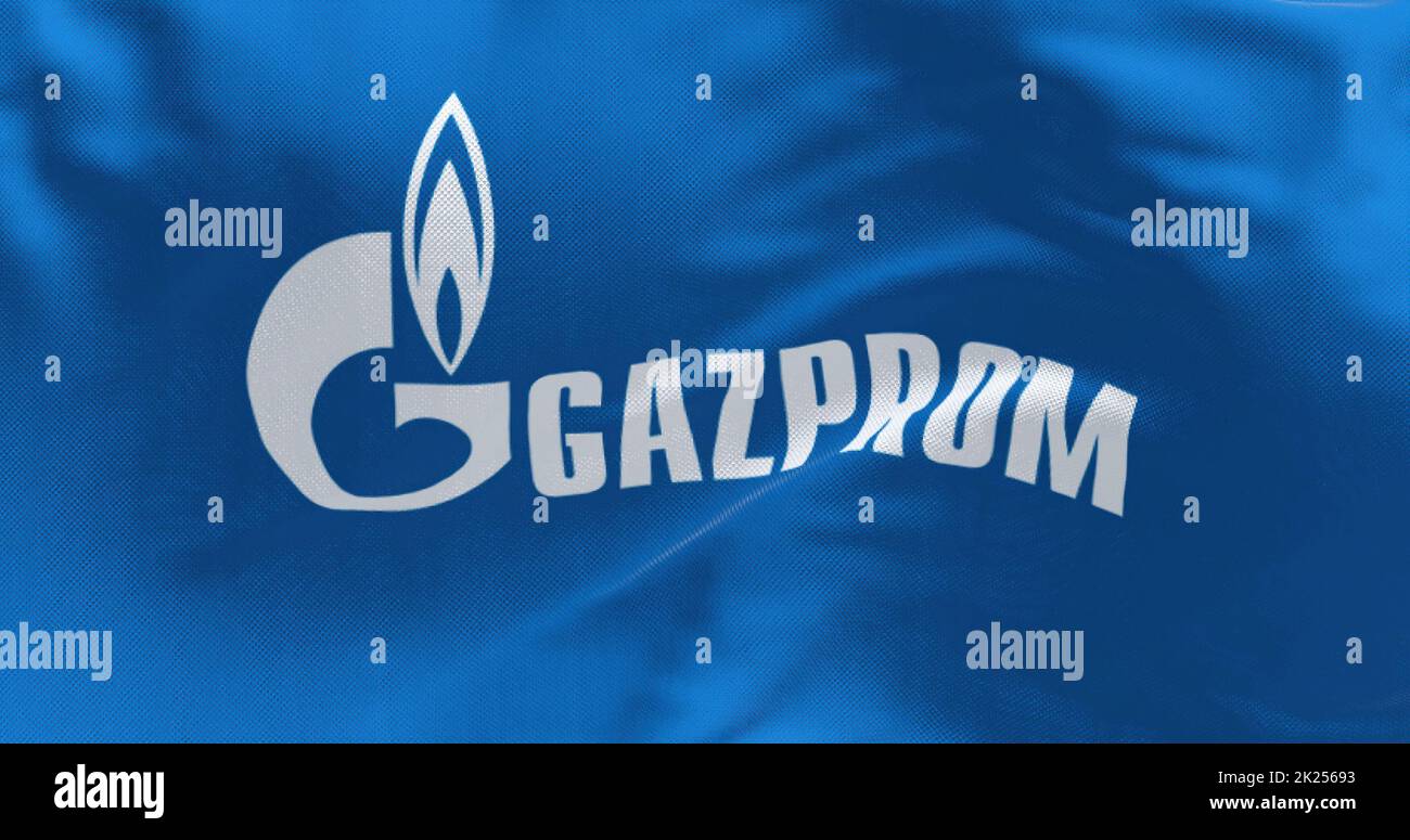 Gazprom logo hi-res stock photography and images - Alamy