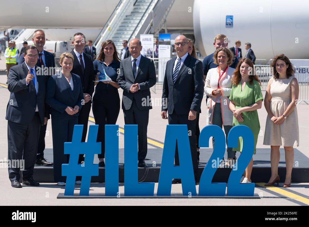 On June 22, 2022, German Chancellor Olaf Scholz will open the ILA 2022, followed by a tour of ...