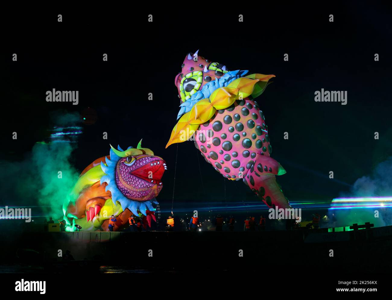 Cracow, Poland - June 4, 2022: Great Dragon Parade. The Great Outdoor ...