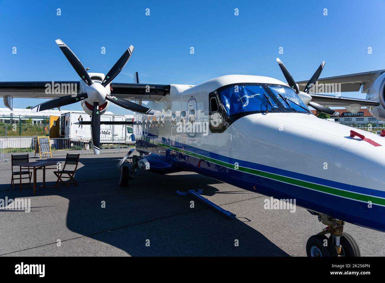 BERLIN, GERMANY - JUNE 23, 2022: Twin-turboprop STOL utility aircraft ...