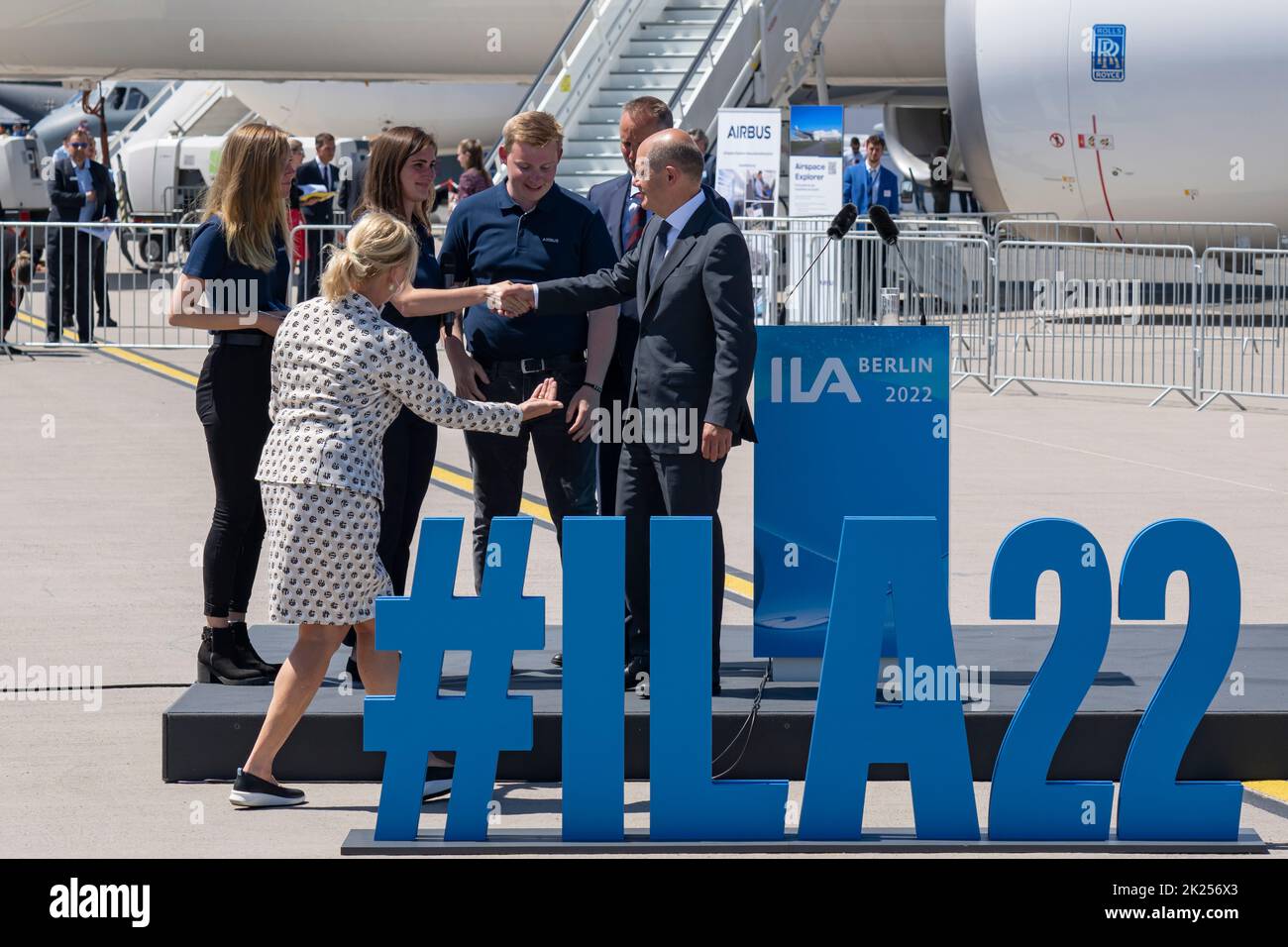 On June 22, 2022, German Chancellor Olaf Scholz will open the ILA 2022, followed by a tour of ...