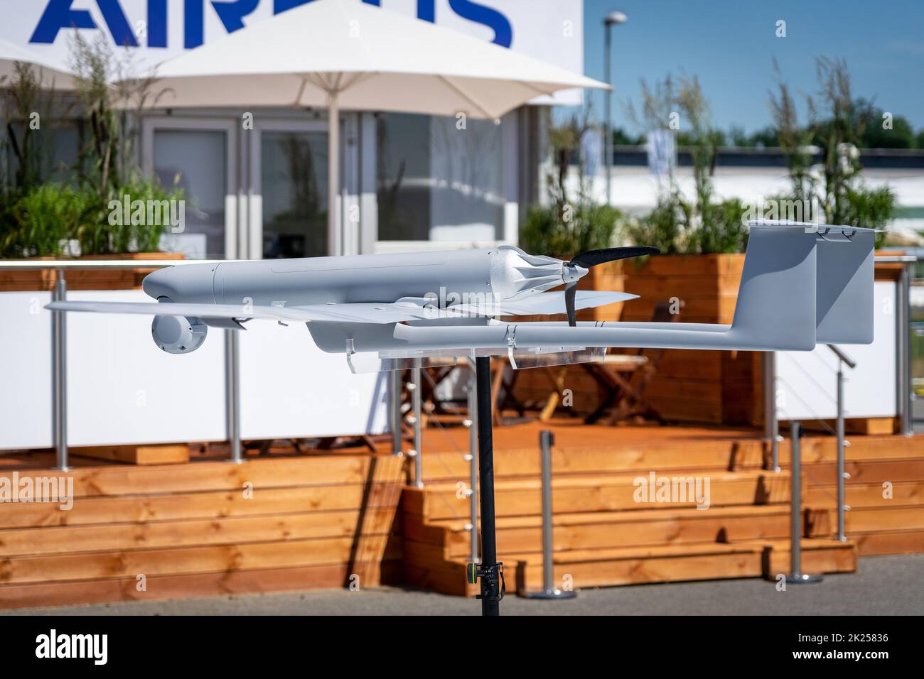 BERLIN, GERMANY - JUNE 23, 2022: Airbus Survey Copter Aliaca fixed-wing ...