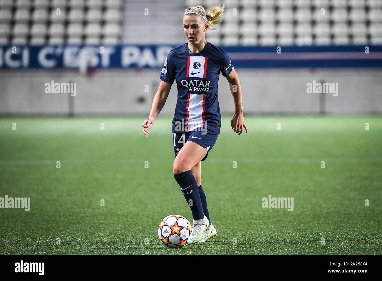 Paris, France, France. 21st Sep, 2022. Jackie GROENEN of PSG during the ...