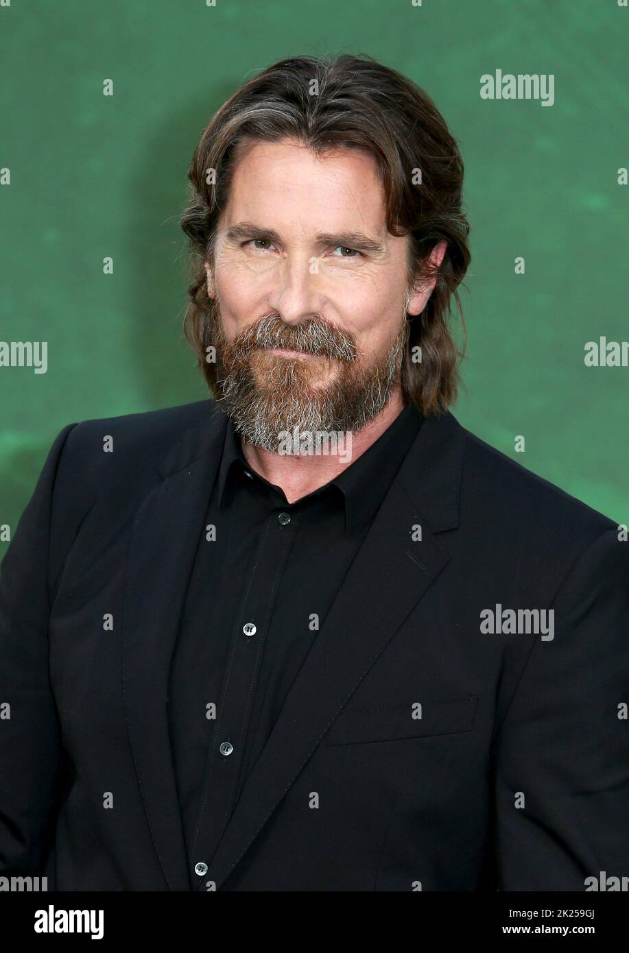 Christian Bale attends the European Premiere of "Amsterdam" at Odeon ...