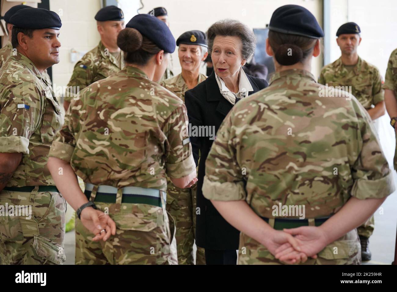 Princess anne royal signals hi-res stock photography and images - Alamy