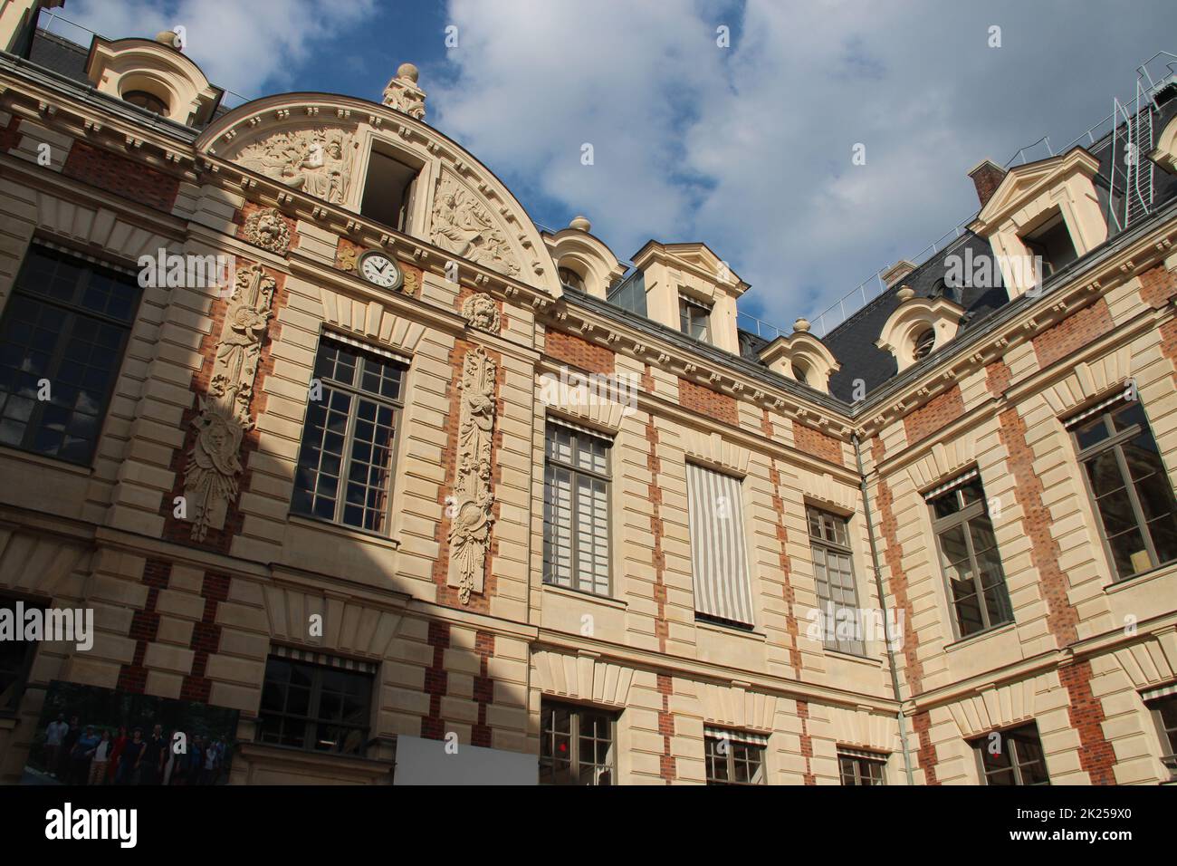 french national library (bnf richelieu) in paris (france Stock Photo ...