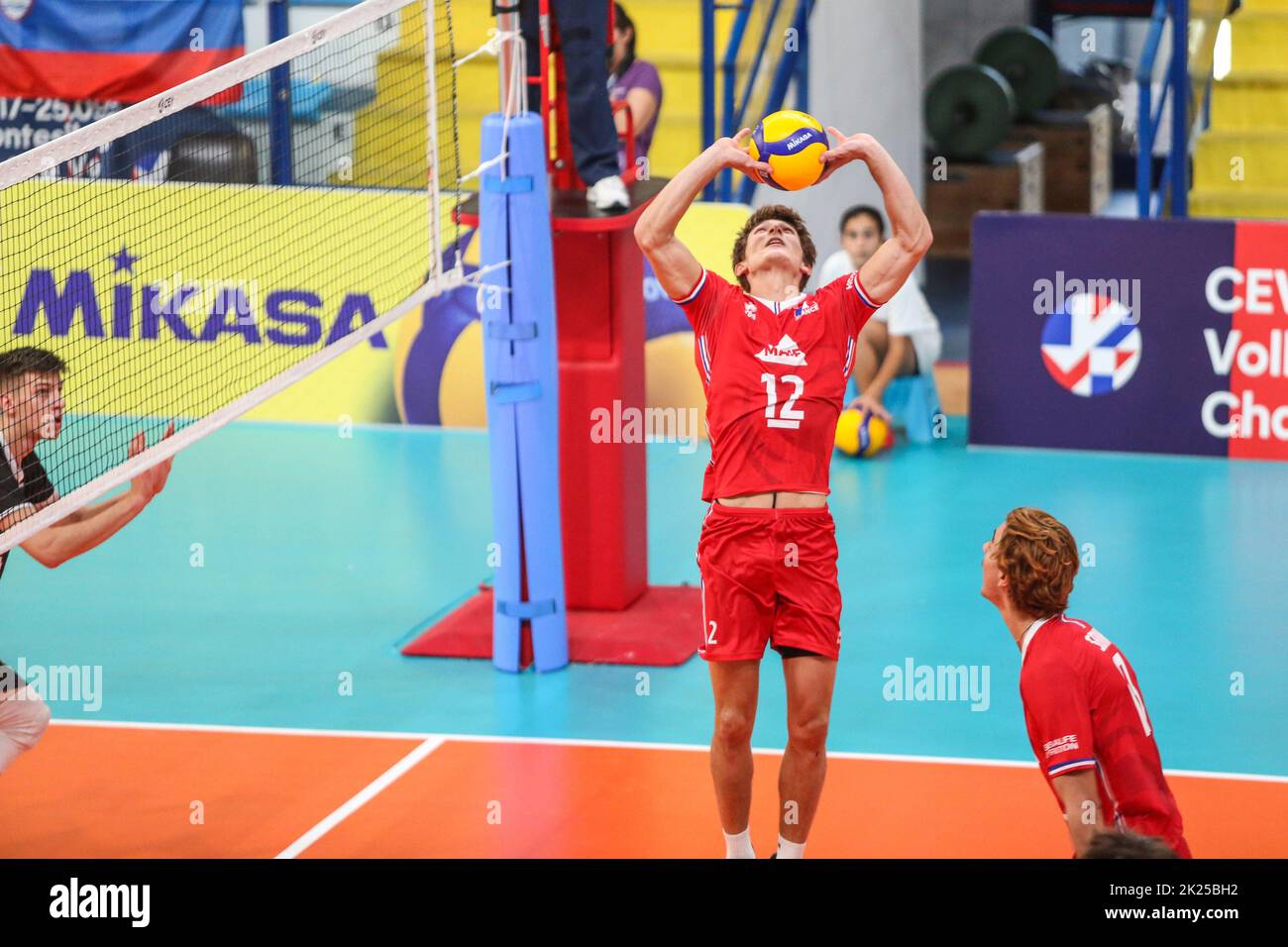 Liam Varier (FRA) in action during U20 European Championship - Slovenia ...