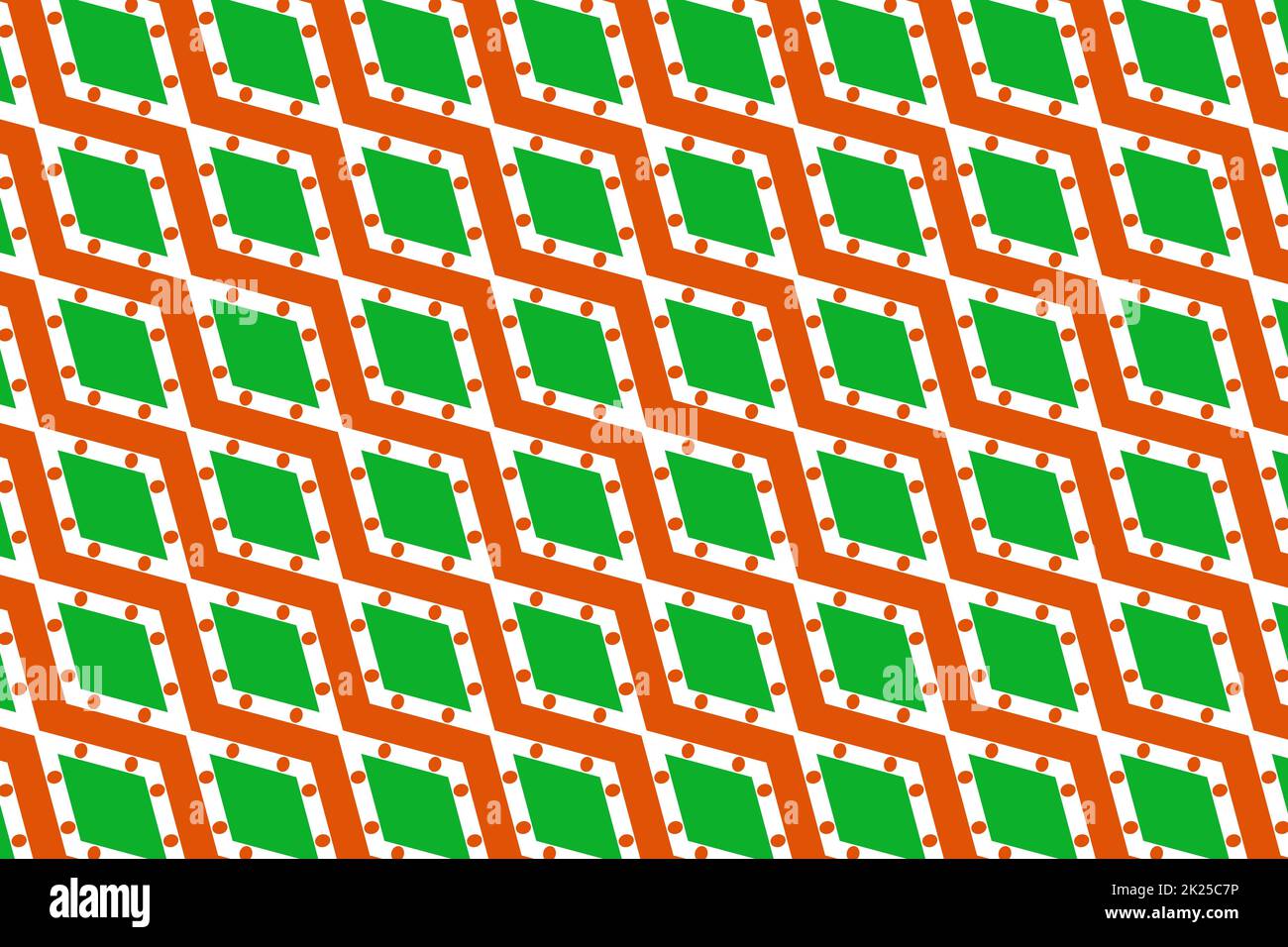 Geometric pattern in the colors of the national flag of Niger. The ...