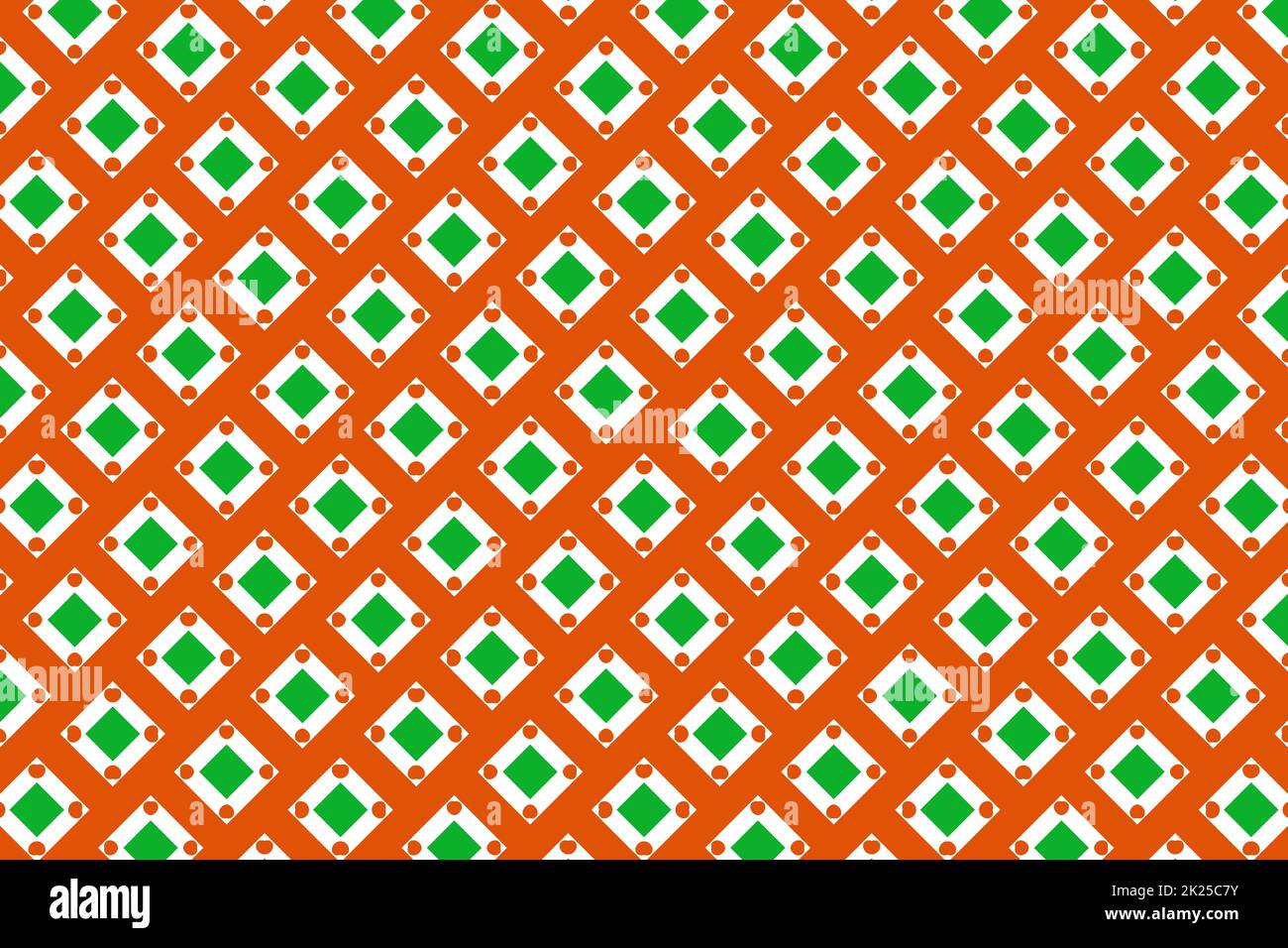 Geometric pattern in the colors of the national flag of Niger. The ...