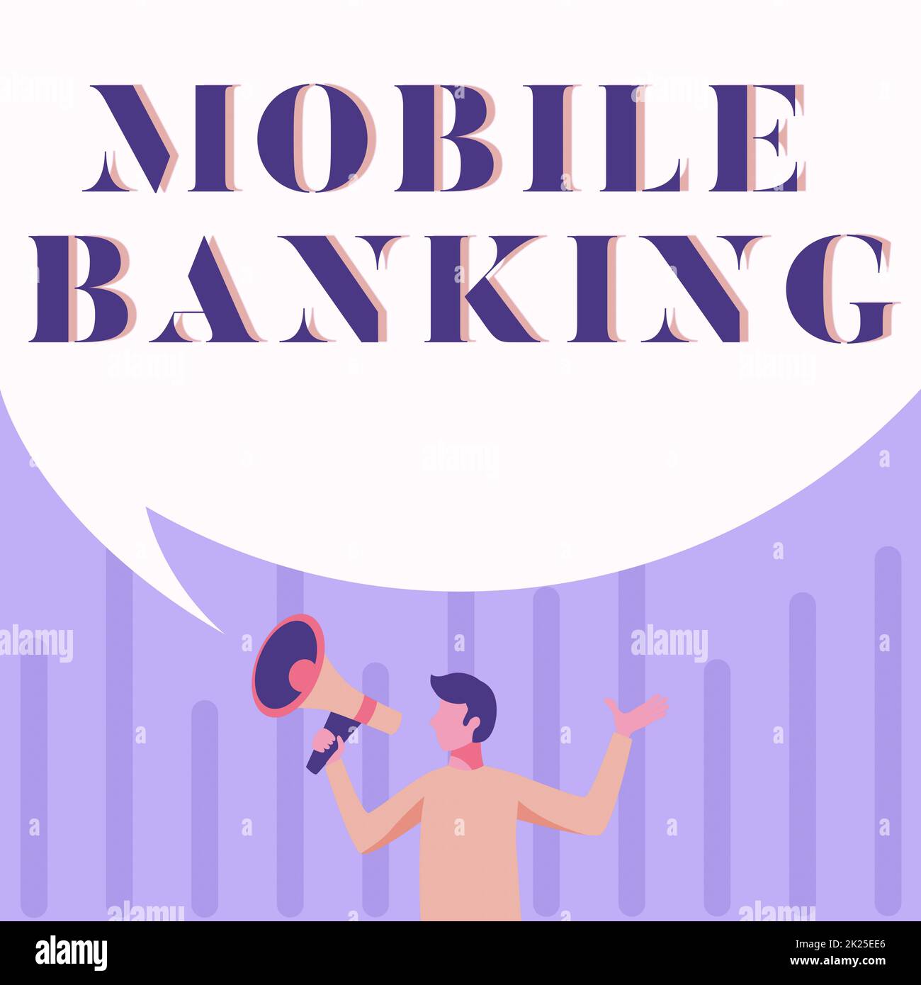 Conceptual display Mobile Banking. Business idea Monitoring account ...