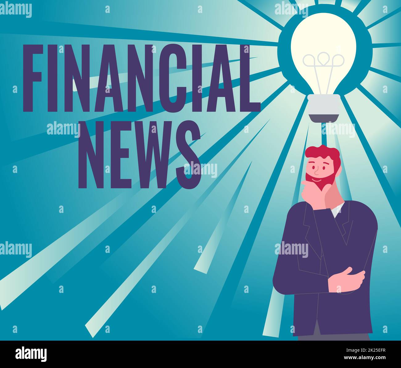 Text caption presenting Financial News. Business showcase Investment ...