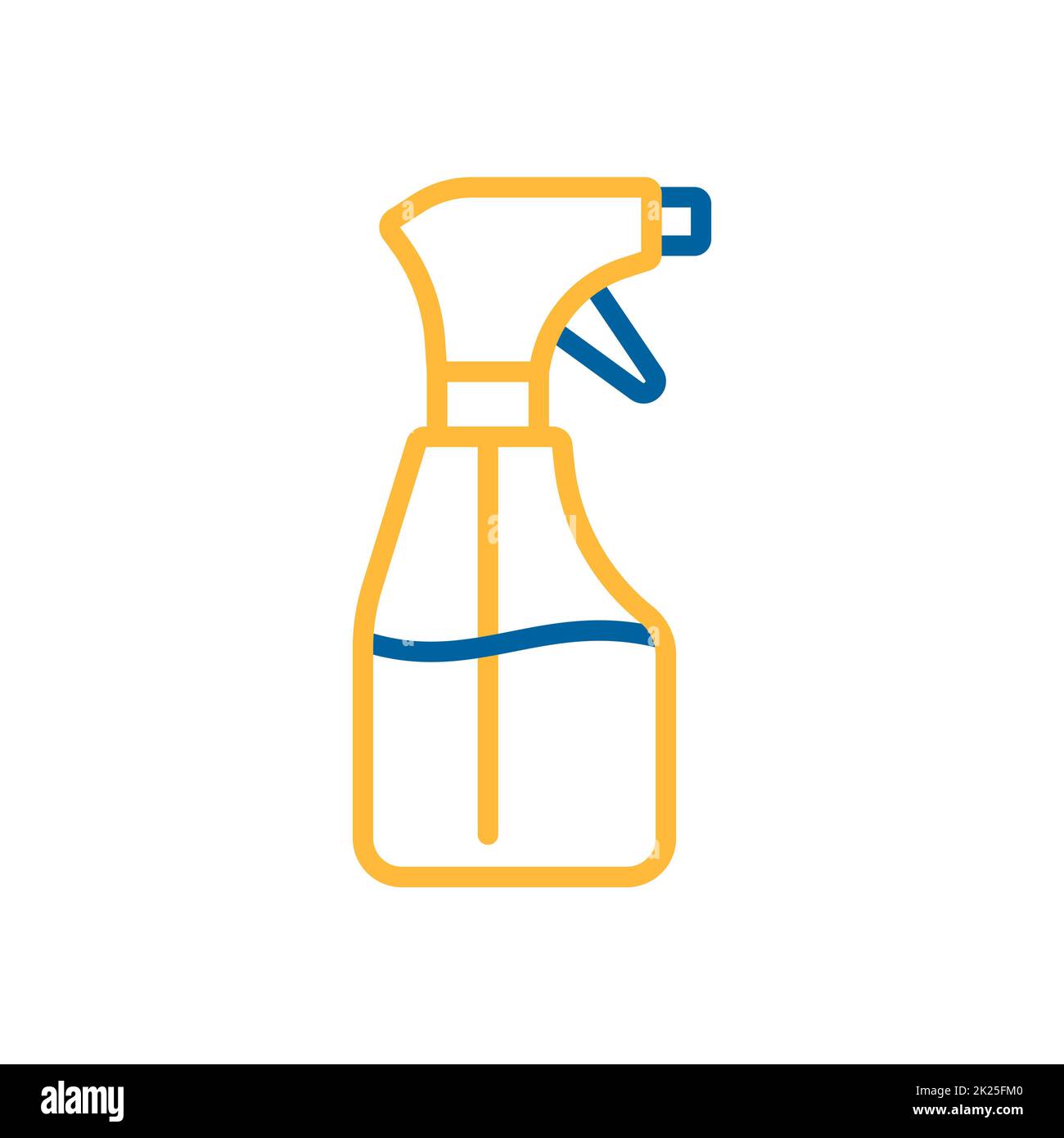 Cleaning spray bottle vector icon Stock Photo - Alamy