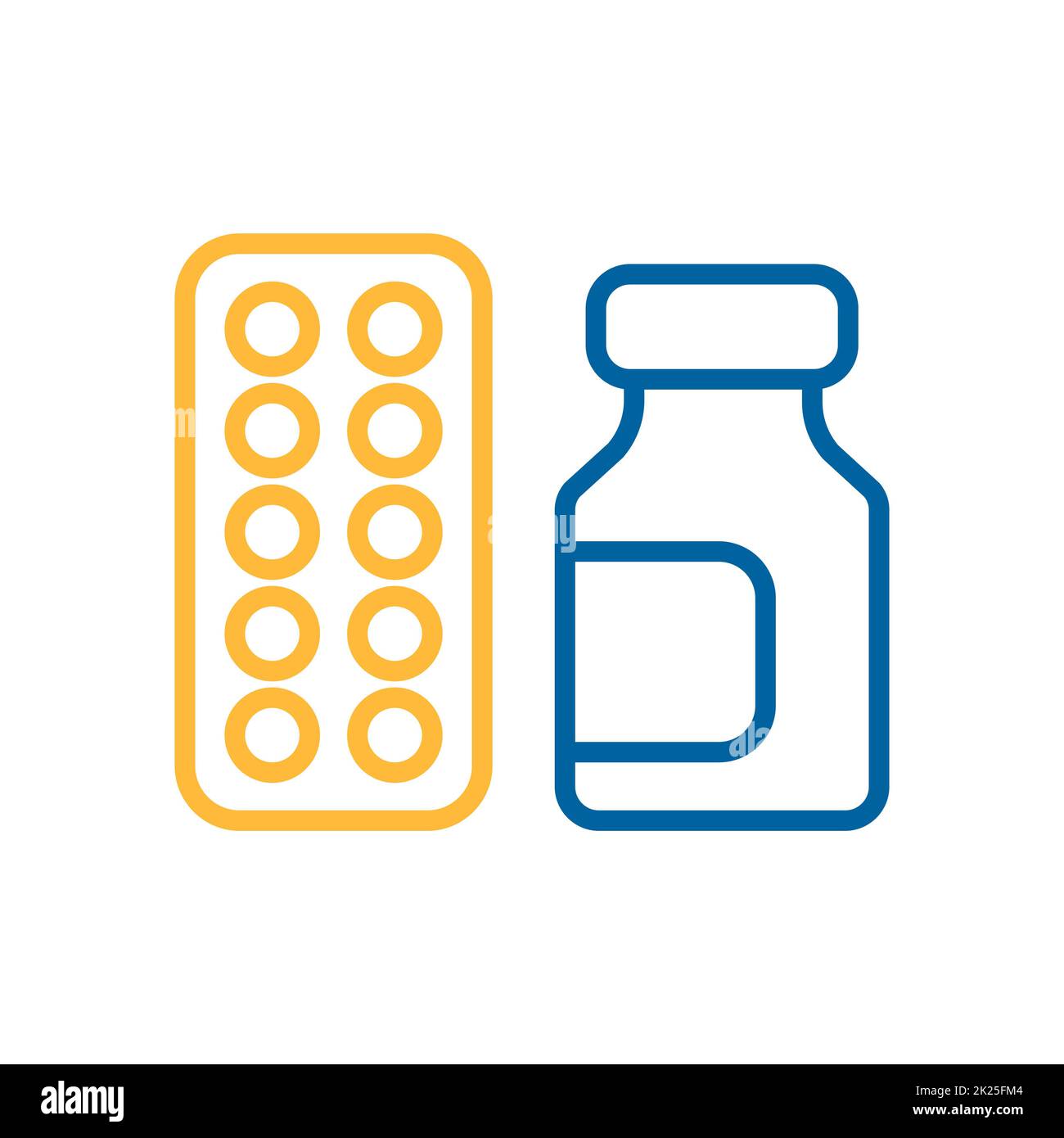 Medicine jar vector icon Cut Out Stock Images & Pictures - Alamy