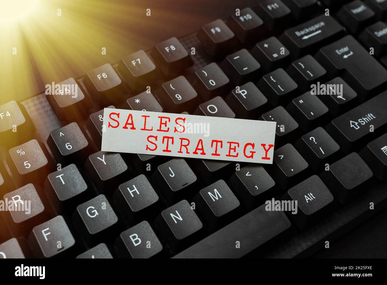 Writing displaying text Sales Strategy. Business idea Plan for reaching and selling to your ...