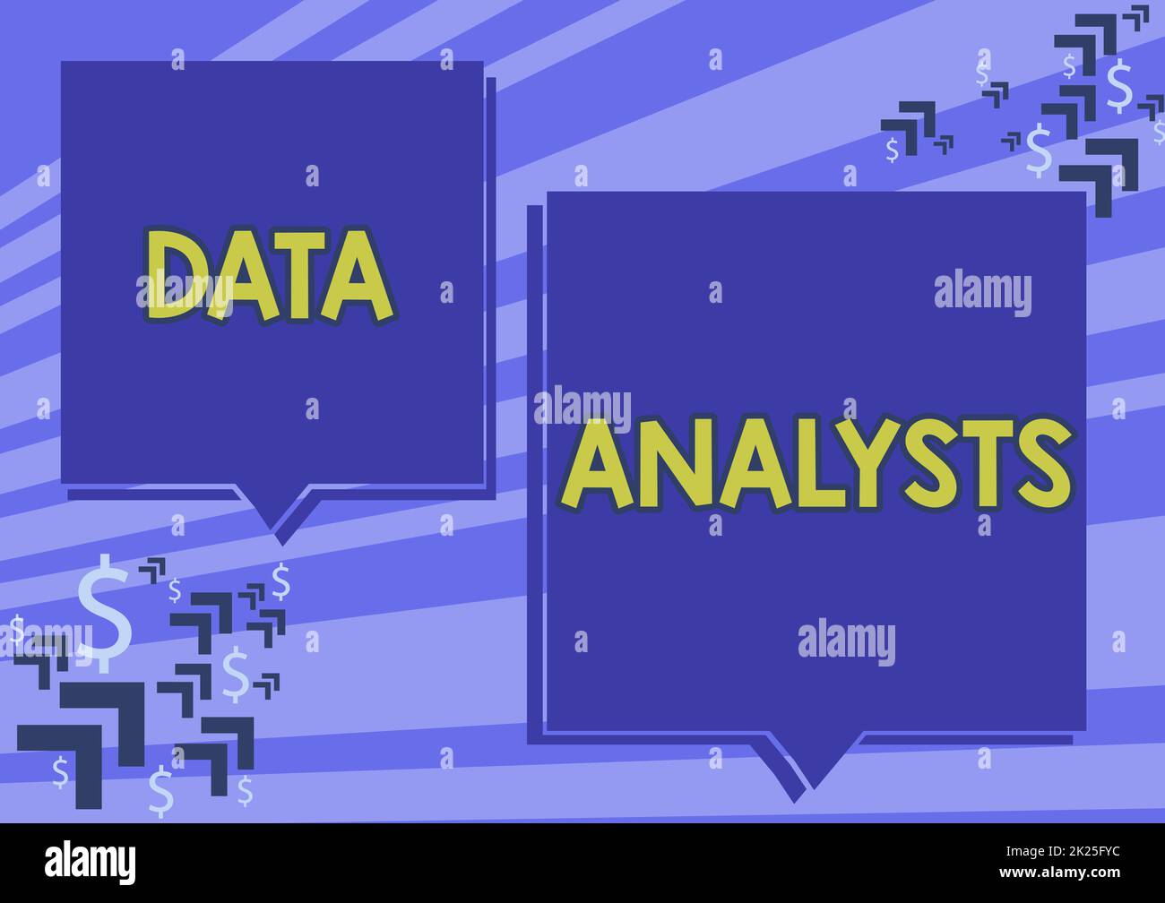 Inspiration showing sign Data Analysts. Internet Concept Programmer Design and Create Report ...