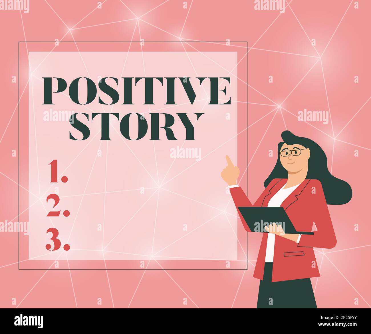Text sign showing Positive Story. Concept meaning Meaningful and ...