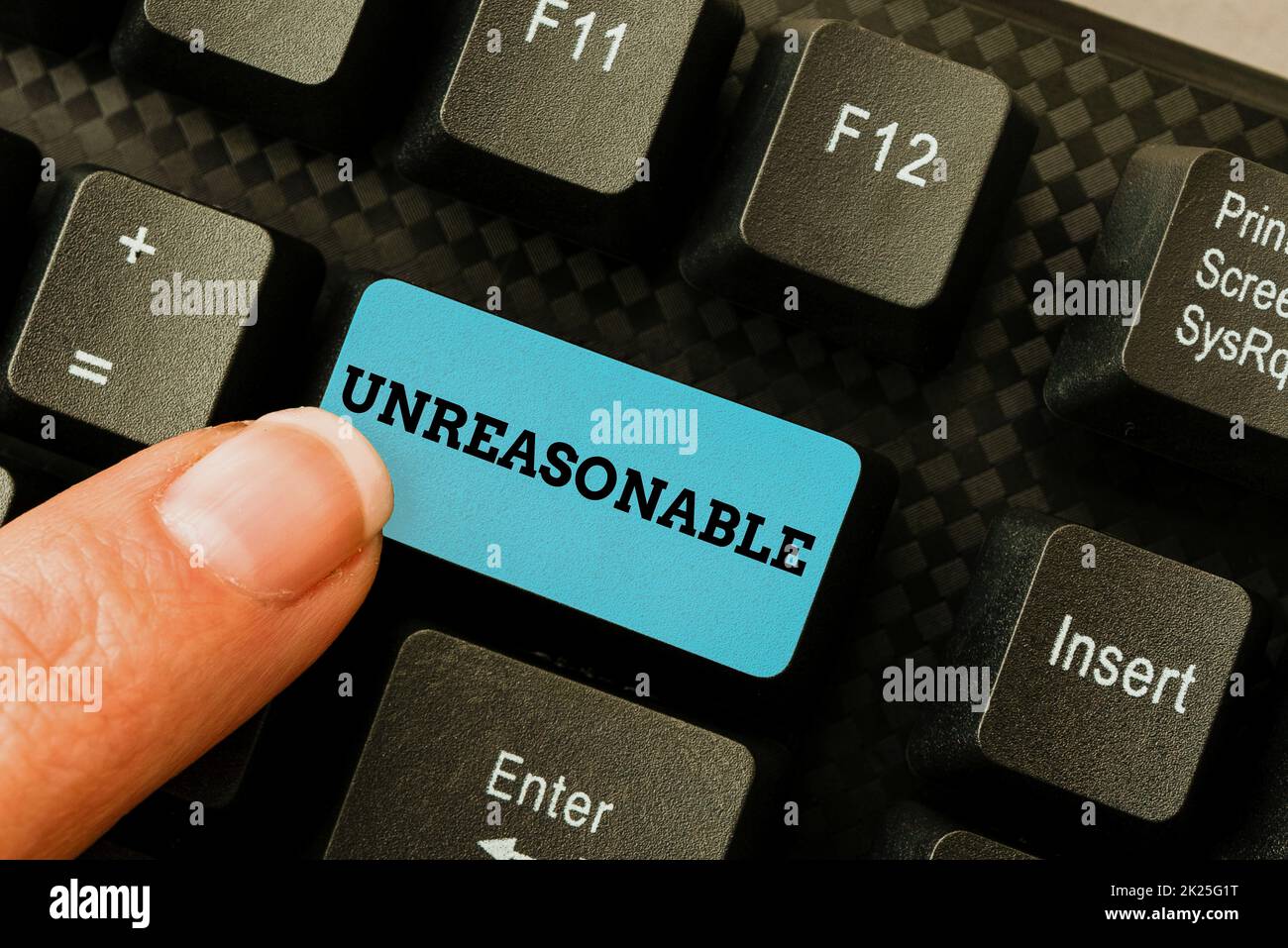 Text caption presenting Unreasonable. Business concept Beyond the ...