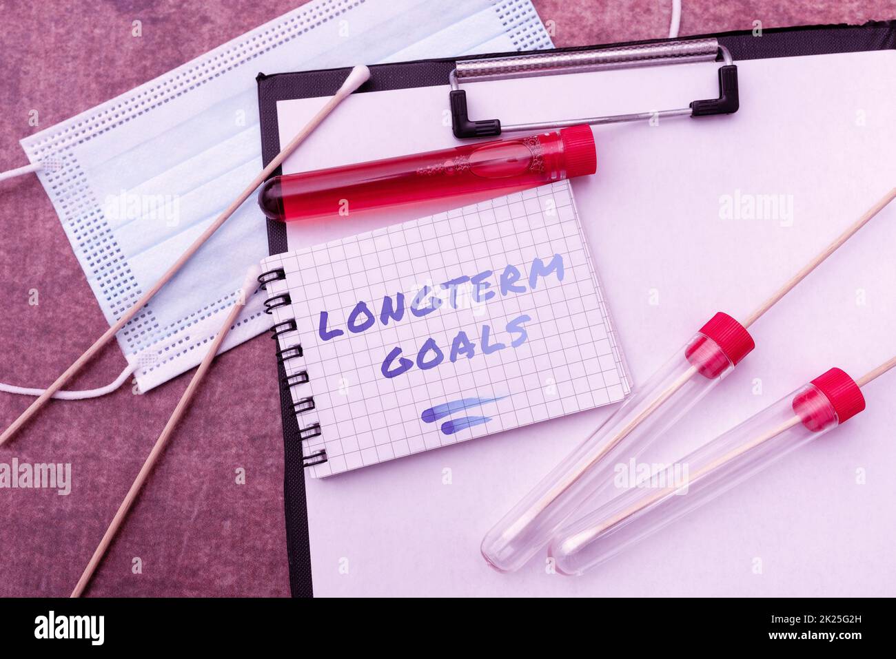 Conceptual caption Longterm Goals. Business approach Strategic target ...