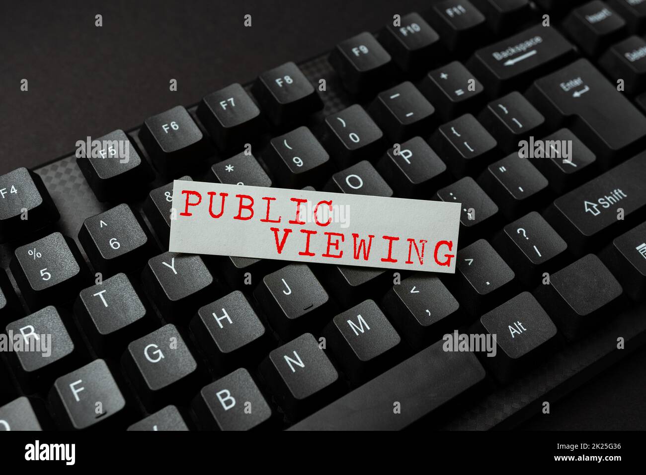 Inspiration showing sign Public Viewing. Word Written on Able to be ...