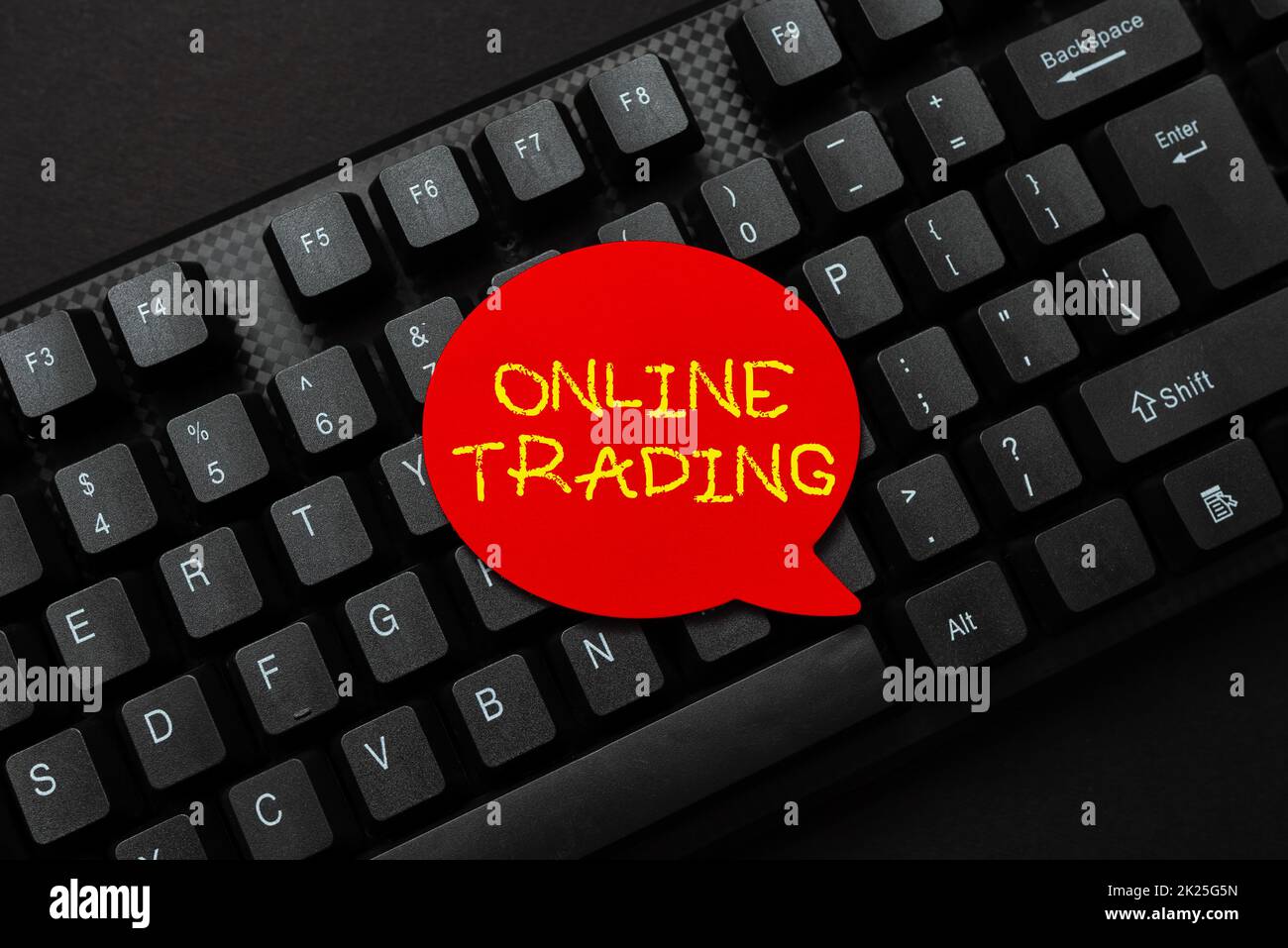 Text caption presenting Online Trading. Word Written on Buying and ...