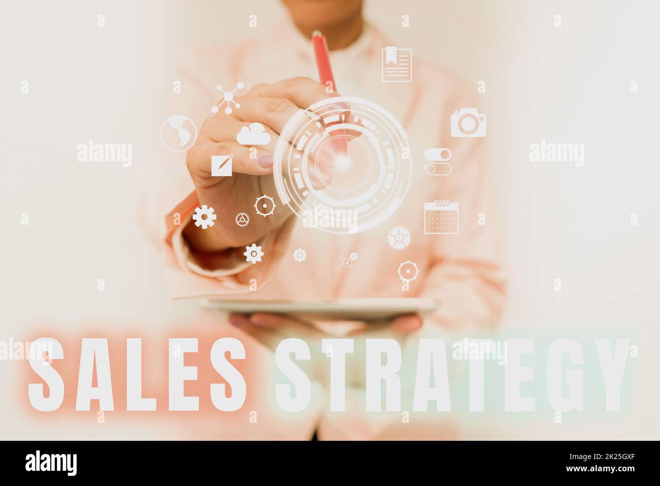Business sales data on digital hi-res stock photography and images - Alamy