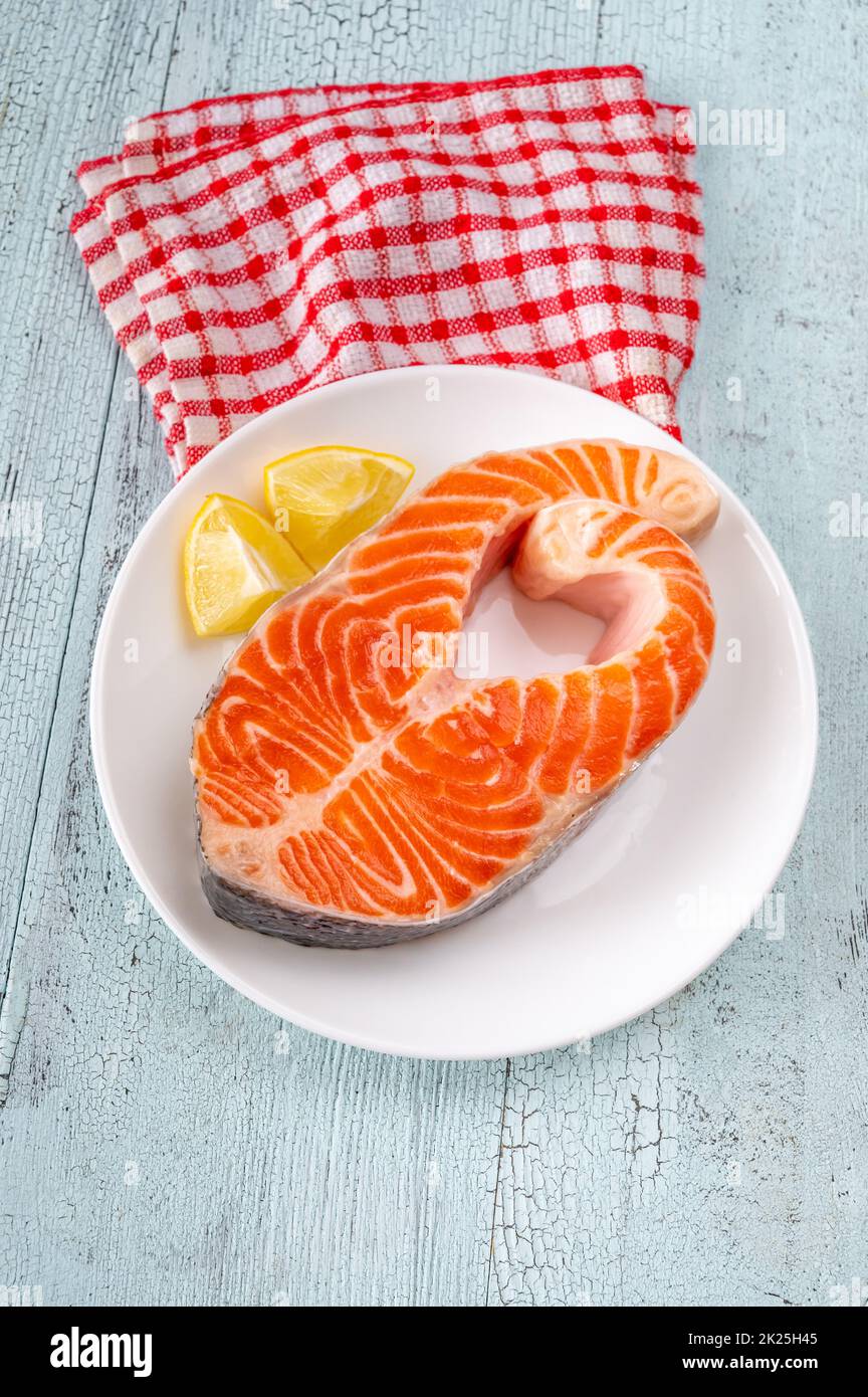 Salmon cross hi-res stock photography and images - Alamy