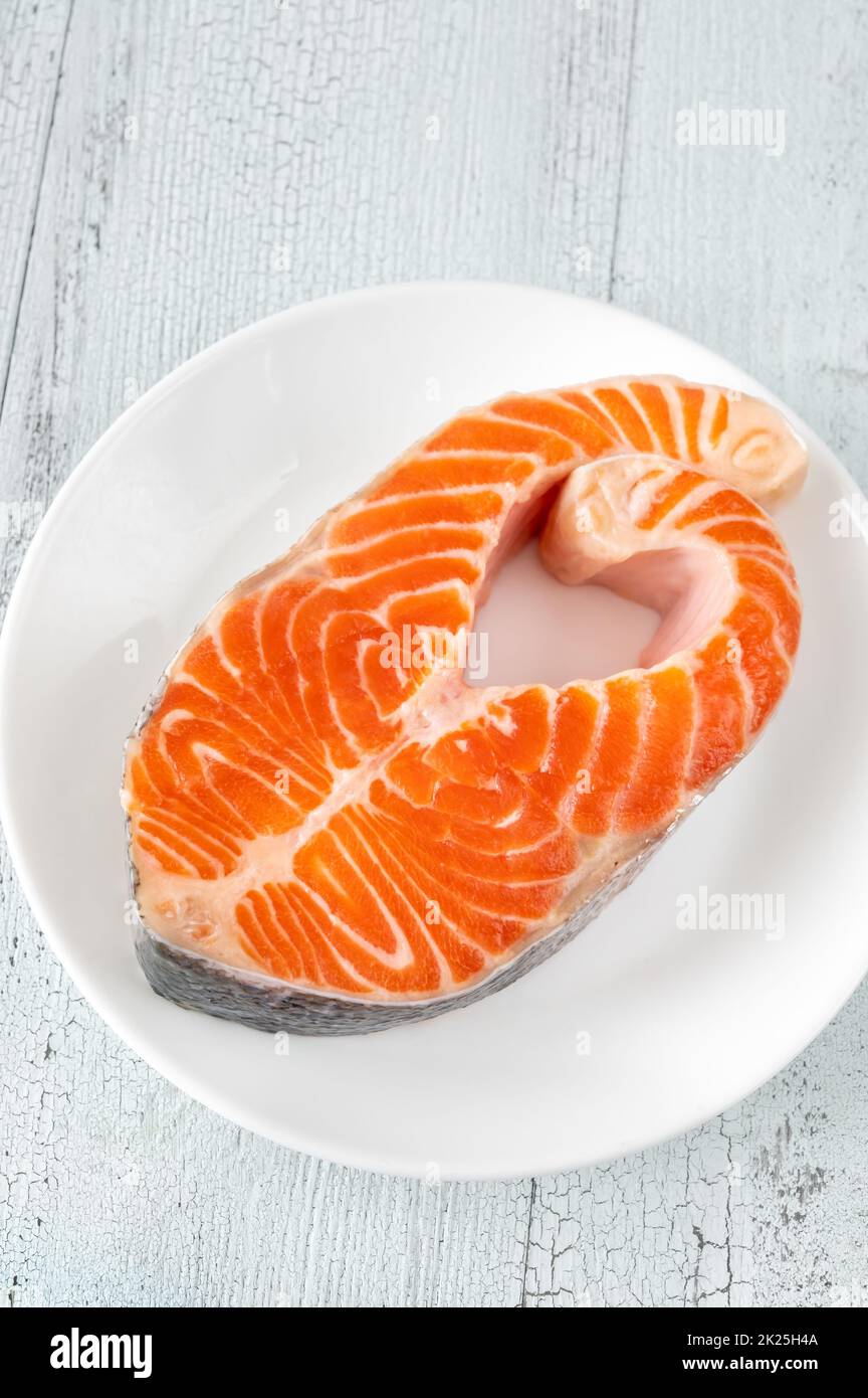 Salmon cross hi-res stock photography and images - Alamy