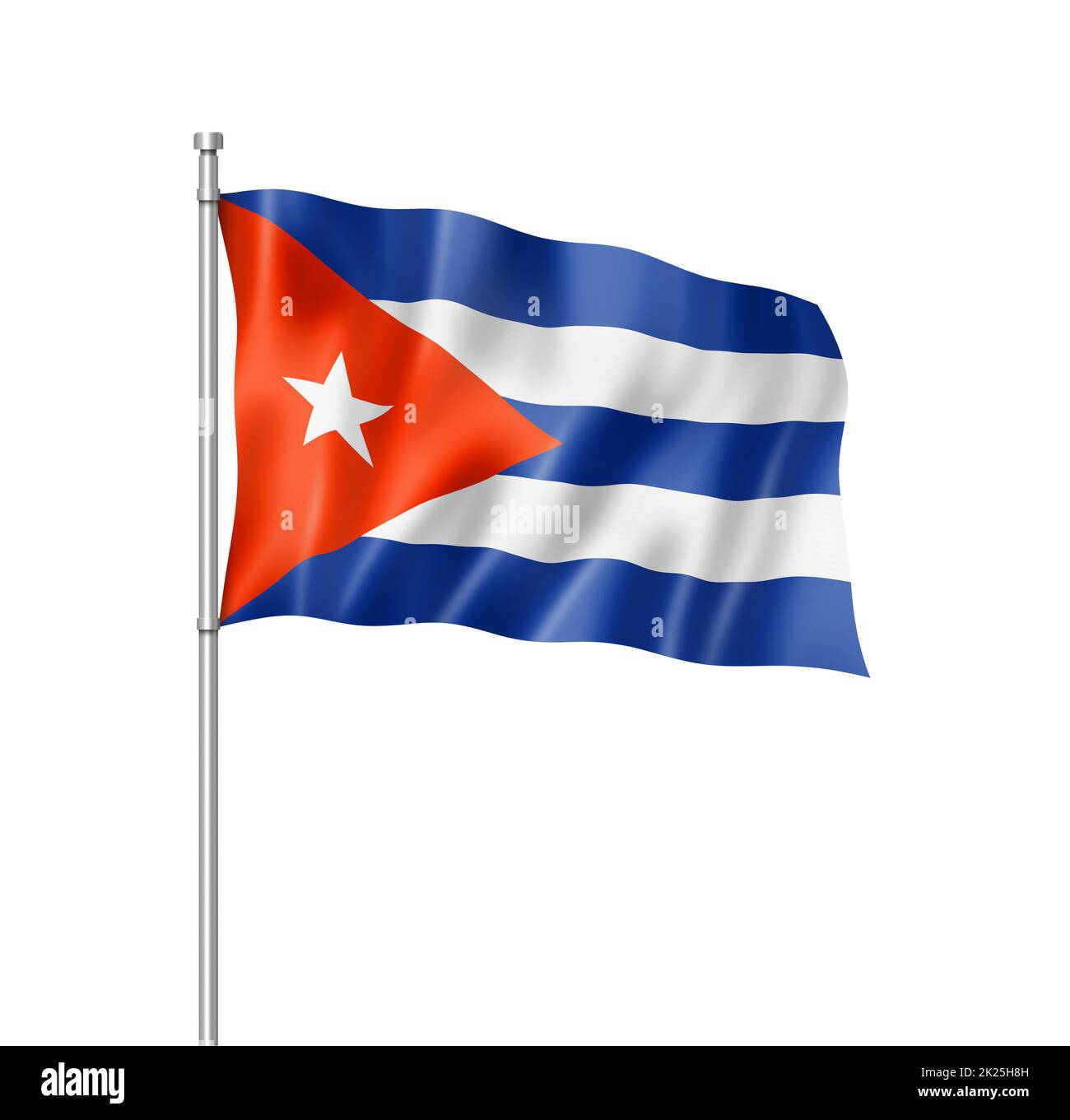 Satin texture cuban flag hi-res stock photography and images - Alamy