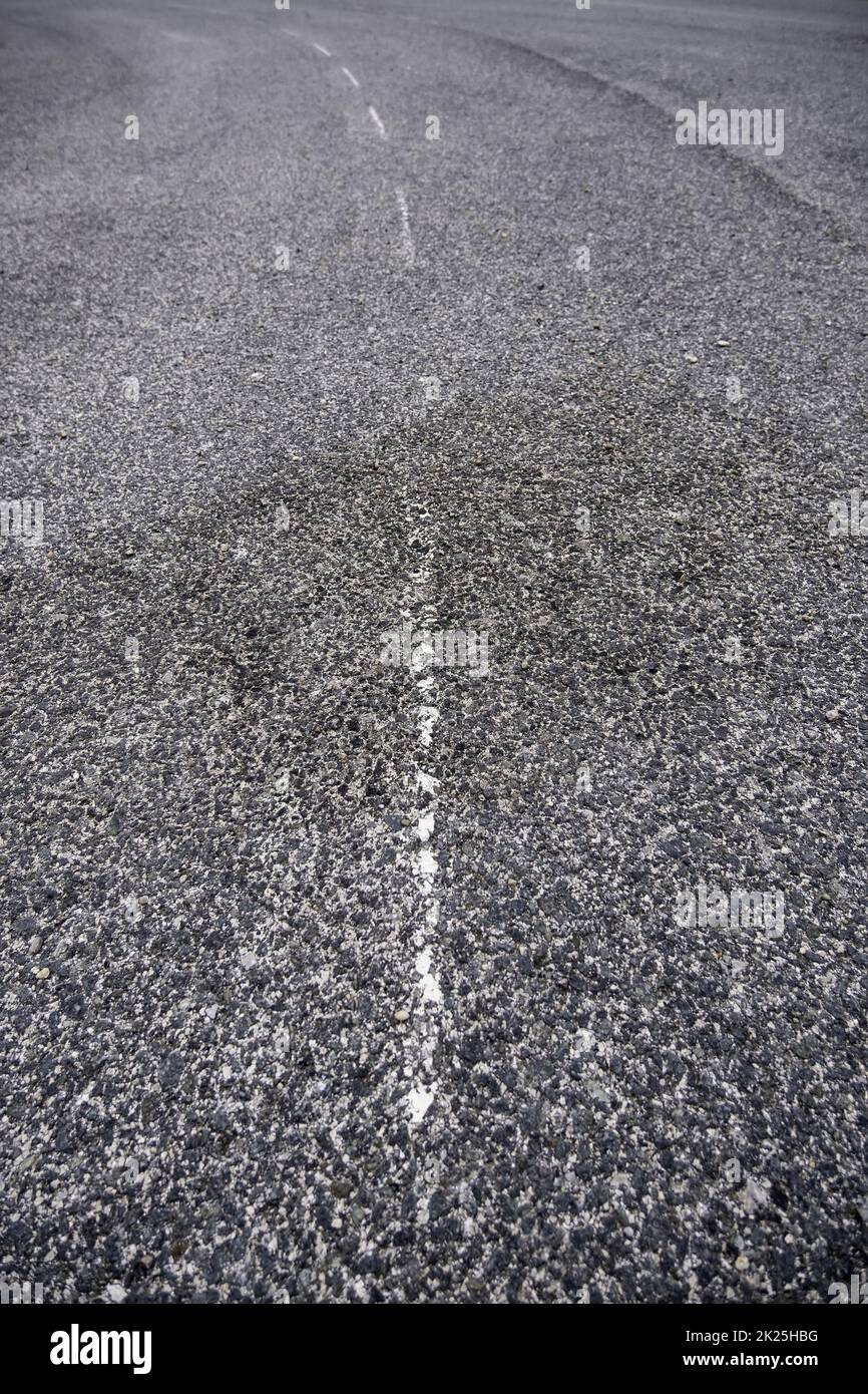 Parking Lines In A Parking Lot Stock Photo Alamy