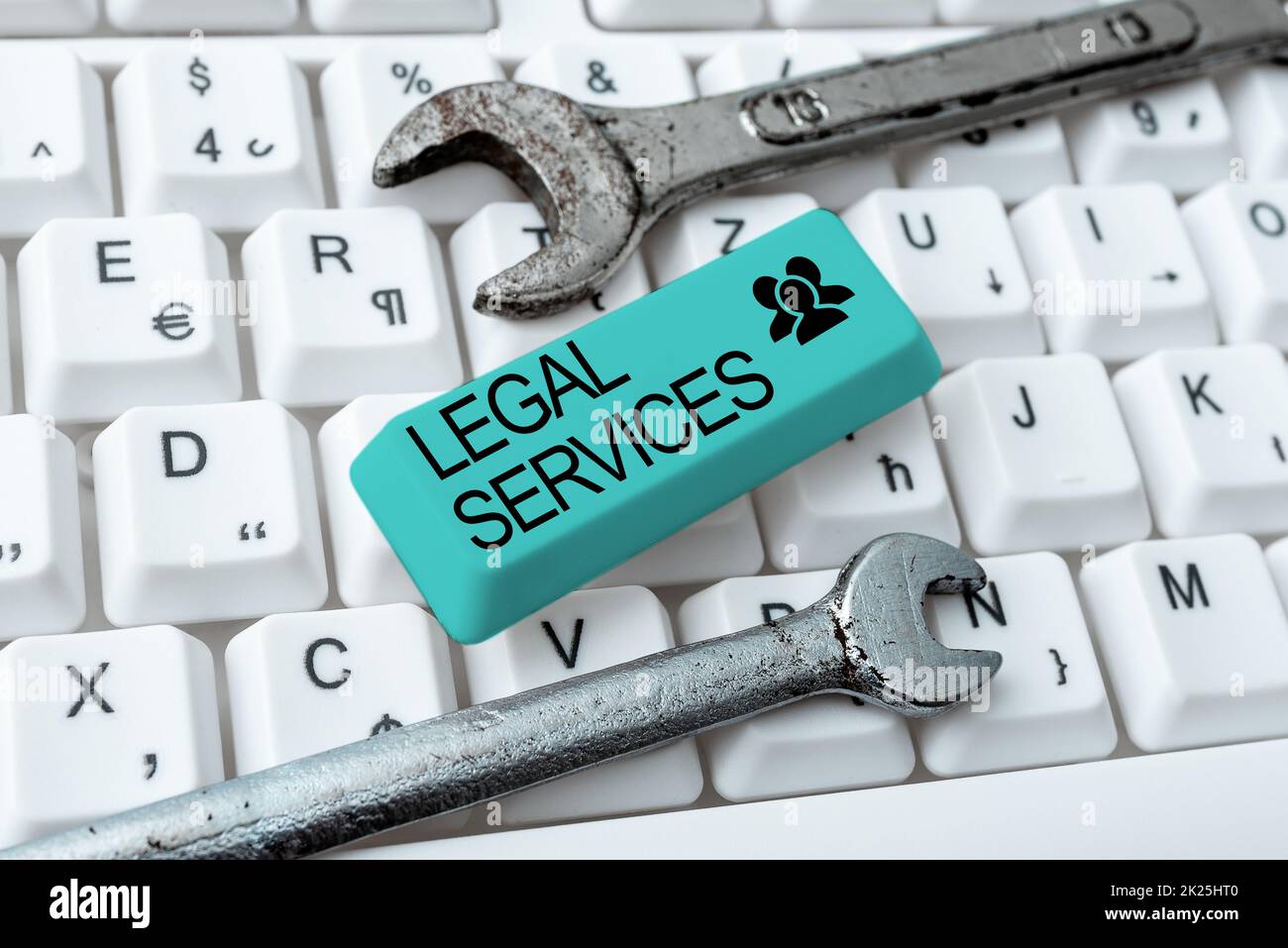 Hand writing sign Legal Services. Business overview Providing access to ...