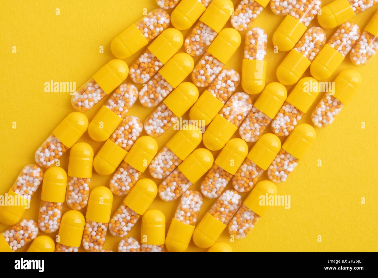 Top View from capsules Stock Photo - Alamy