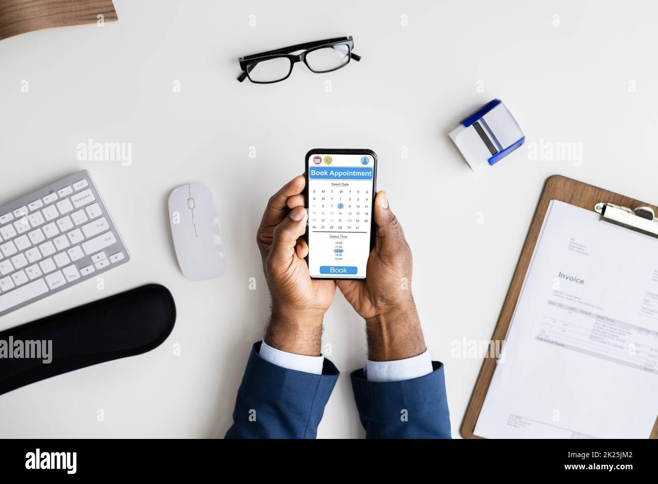 Booking Meeting Calendar Appointment Stock Photo - Alamy