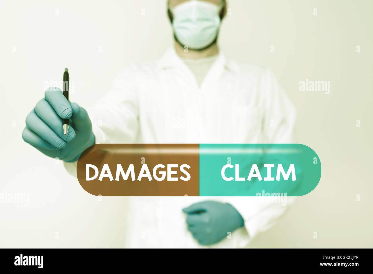 Sign displaying Damages Claim. Internet Concept Demand Compensation ...
