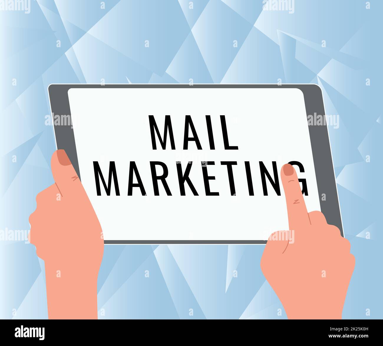 Sign Displaying Mail Marketing Concept Meaning Act Of Sending A