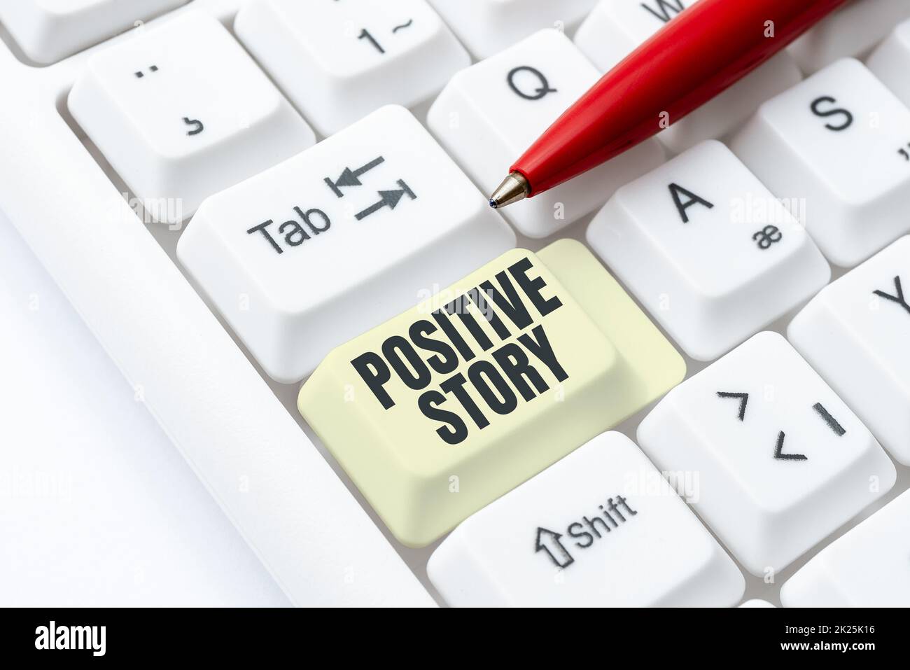 Writing displaying text Positive Story. Internet Concept Meaningful and ...