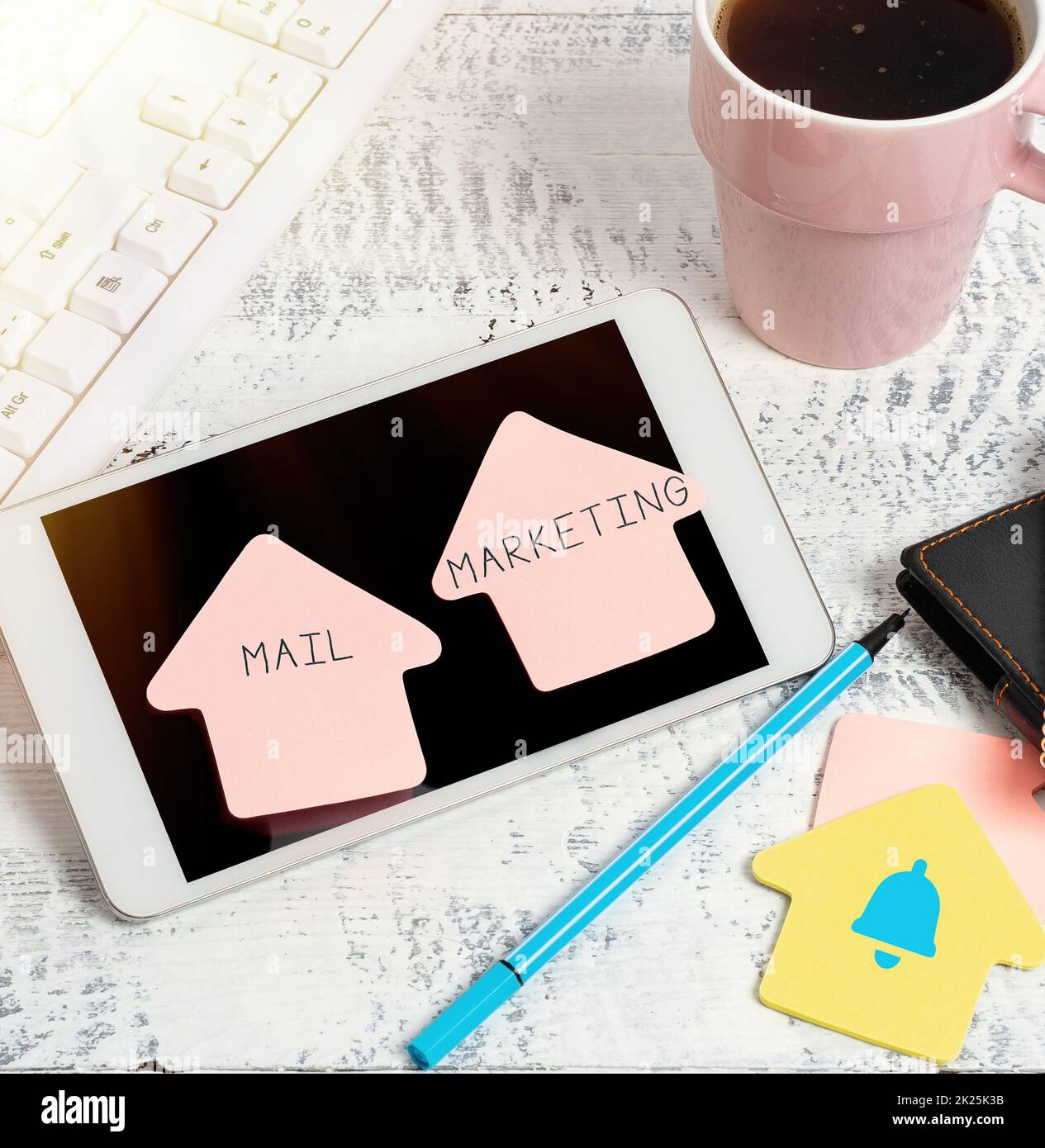 Text showing inspiration Mail Marketing. Business showcase Act of ...