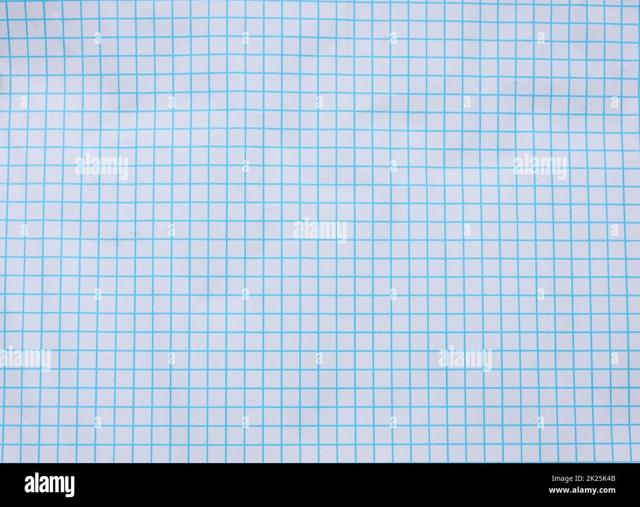 white squared paper texture, blue lines, school notebook Stock Photo - Alamy