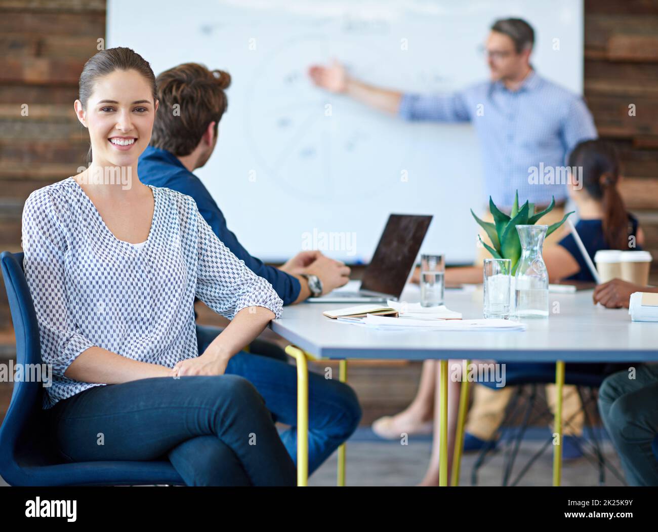 Ive got a solid future in creative development. Portrait of a smiling ...