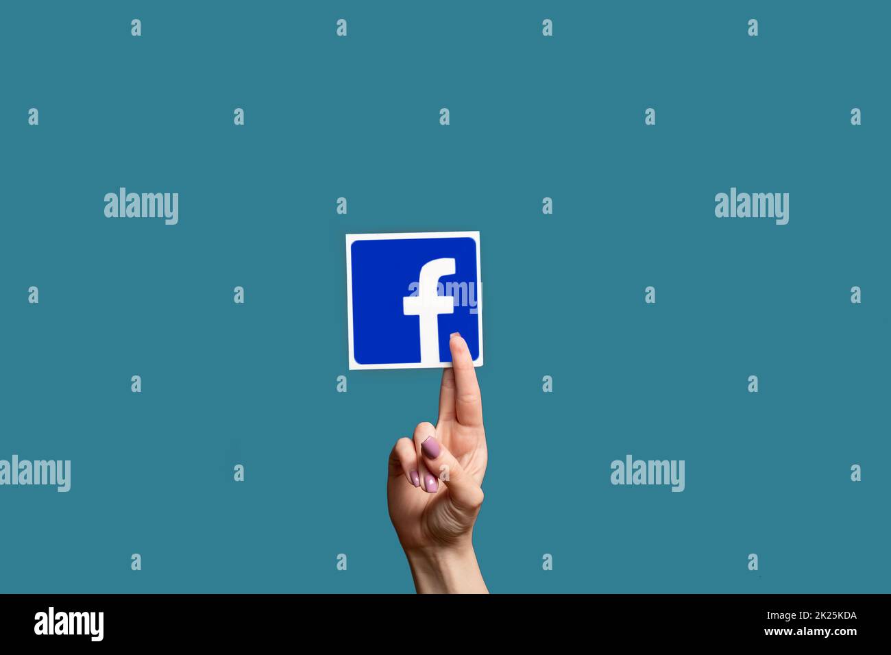 Kharkiv, Ukraine - June 05, 2020: Facebook logo. Social media. Global ...